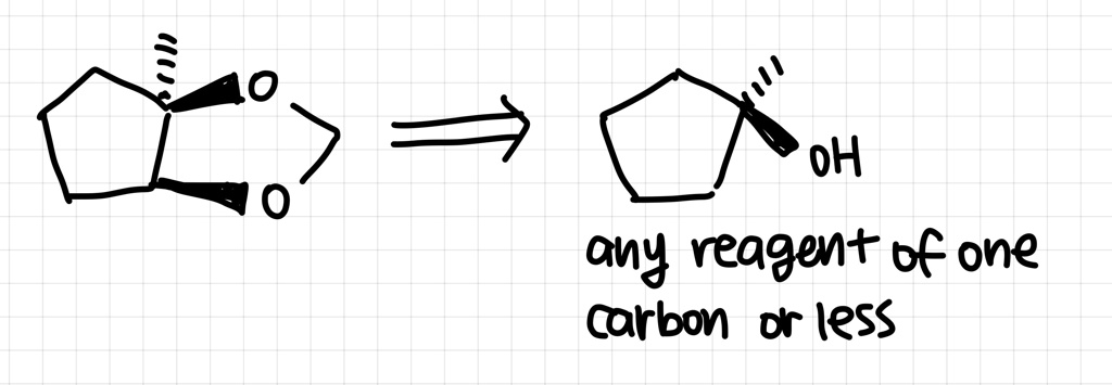 SOLVED: For the compounds shown below, show a complete retrosynthesis ... SOLVED: For the compounds shown below, show a complete retrosynthesis ...