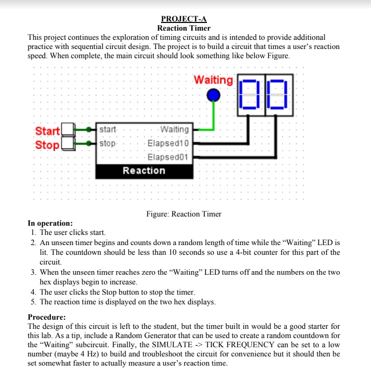 PROJECT-A Reaction Timer This project continues the...