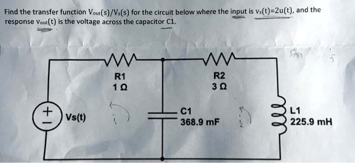 SOLVED: Please solve this control systems problem with the shown steps. Find the transfer ...