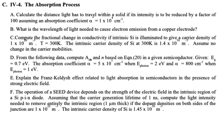 civ 4the absorption process a calculate the distance light has to ...