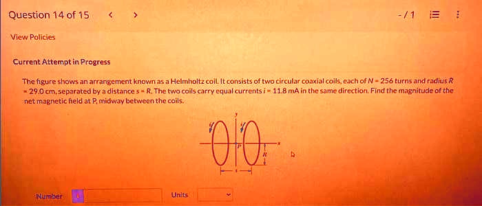SOLVED: The figure shows an arrangement known as a Helmholtz coil. It ...