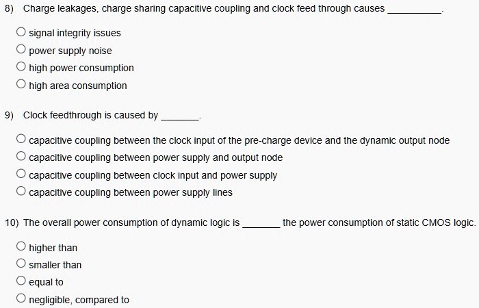 8 charge leakages charge sharing capacitive coupling and clock feed ...
