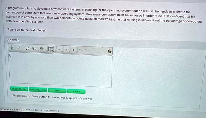 SOLVED: Programmer plans to develop software system: planning ...