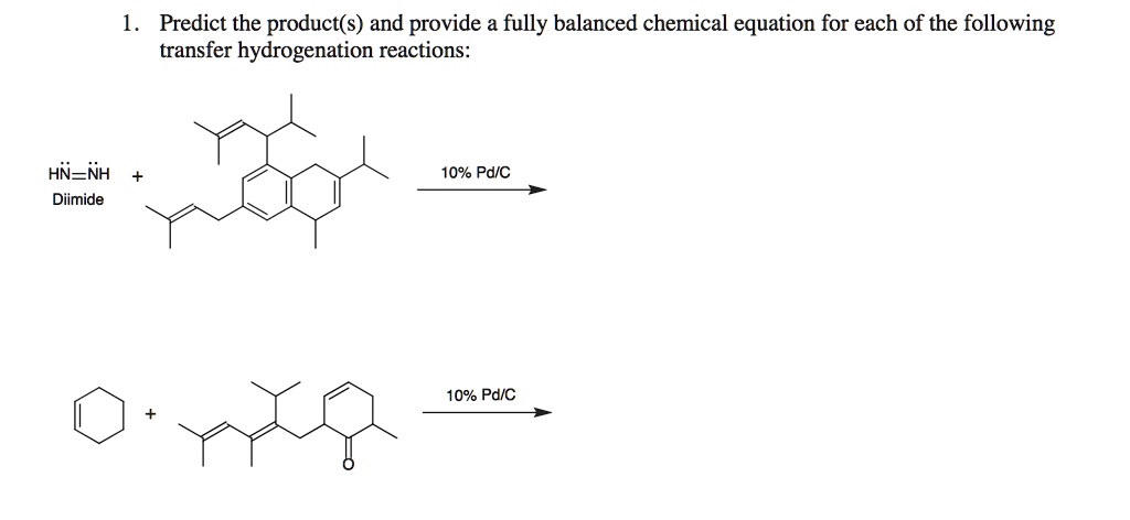 [GET ANSWER] 1. Predict the product(s) and provide a fully balanced ...