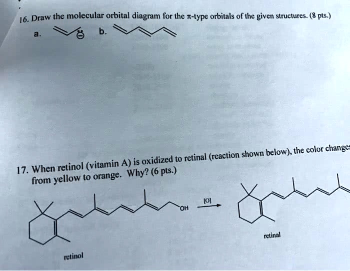 Solved Molecular Orbital Diagram Help Can Someone Explain How To Do This Problem Draw The