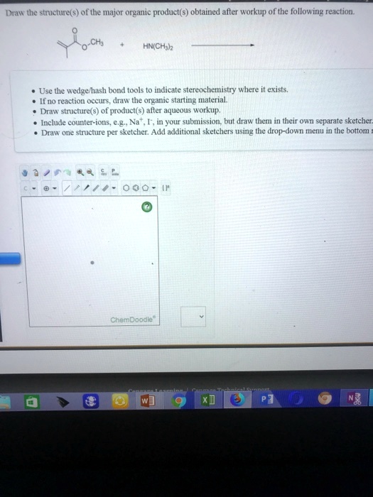 SOLVED: Draw the structures of the major organic product(s) obtained ...