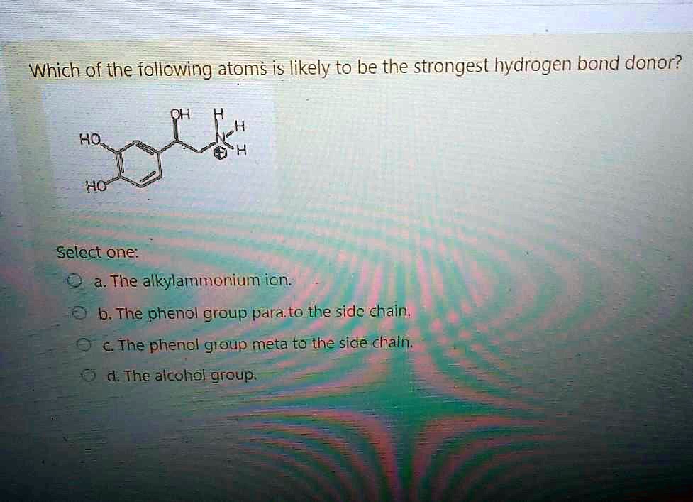 SOLVED: Which of the following atoms is likely to be the strongest ...