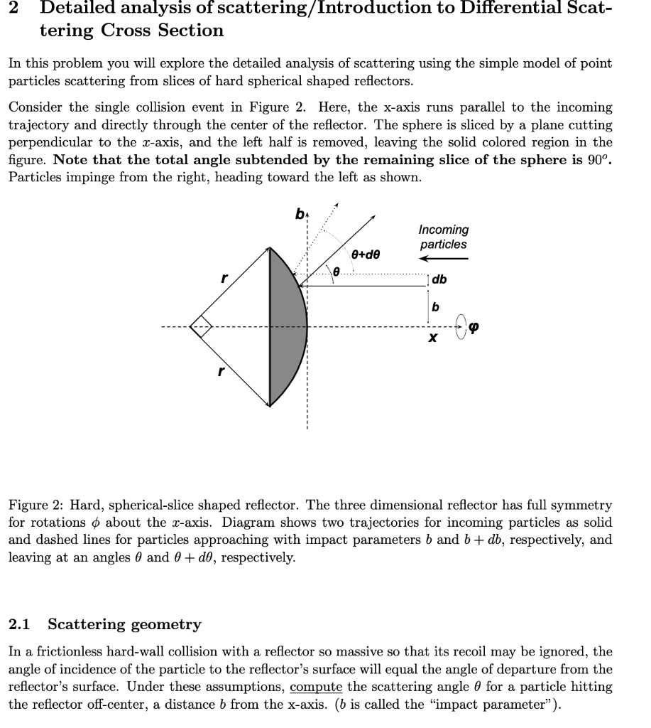 SOLVED: Detailed analysis of scattering/Introduction to Differential ...