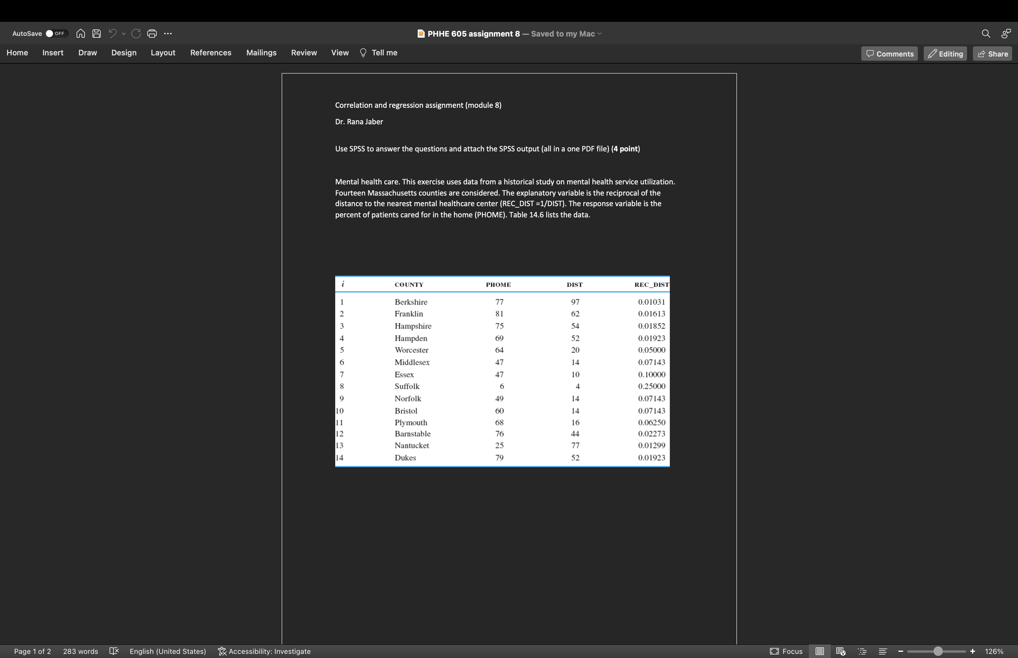 SOLVED: Use SPSS to answer the questions and attach the SPSS output (all in a one PDF file) (4 ...