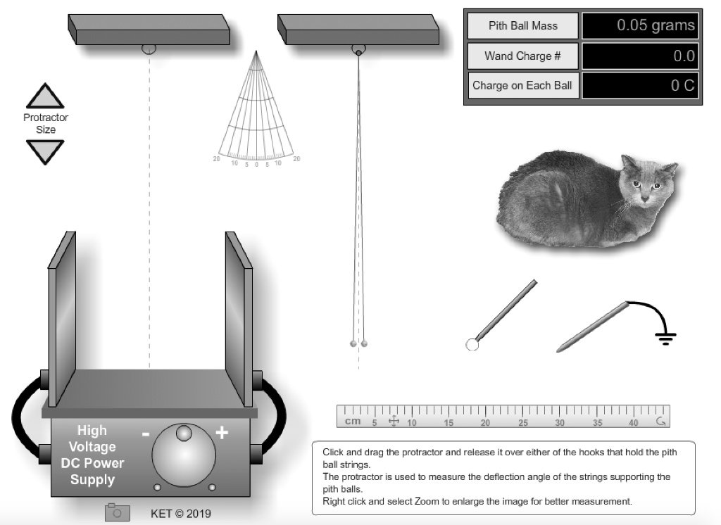 SOLVED: Pith Ball Mass 0.05 grams 0.0 Wand Charge # Charge on Each Ball ...