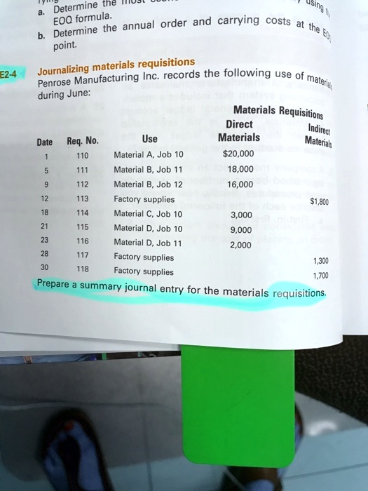 VIDEO solution: What is a summary journal entry for the materials ...