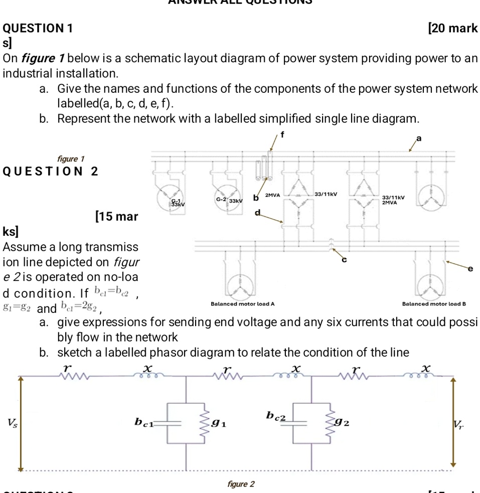 [GET ANSWER] question 1 s 20 mark on figure 1 below is a schematic ...