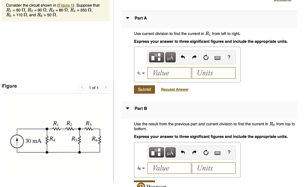 Consider the circuit shown in (Figure 1). Suppose that R1 = 60 ?, R2 ...