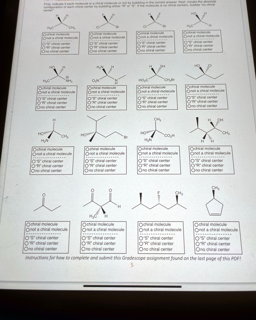 Br ci br ochiral molecule onot a chiral molecule os chiral...