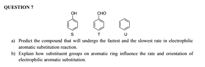 SOLVED: QUESTION OH CHO Predict the compound that will undergo the ...