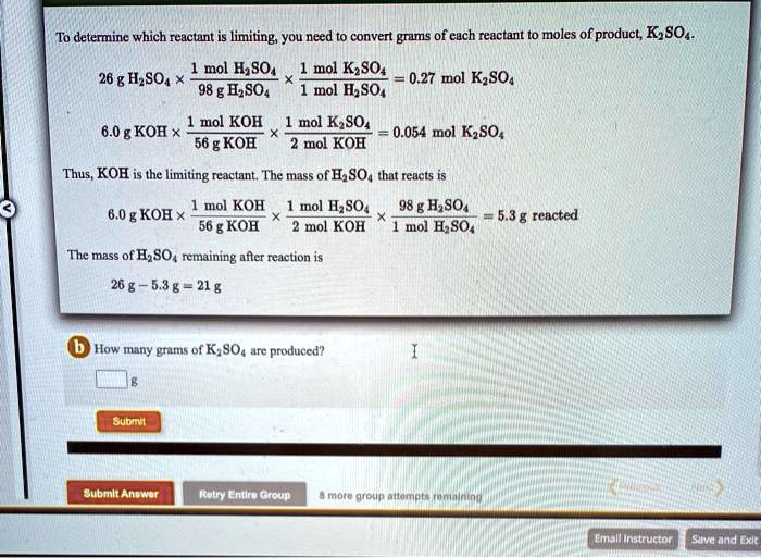 solved-to-determine-which-reactant-is-limiting-you-need-to-convert