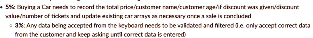 Write A Buycar Function In The C Programming Note A Car Is Defined By Its Price And Model The
