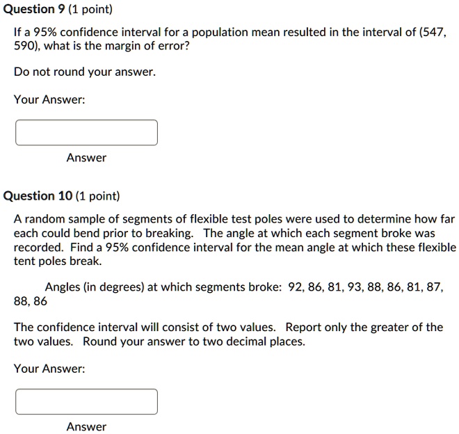 How To Calculate Confidence Intervals And Margin Of Error