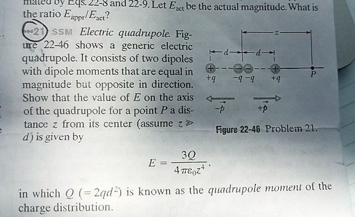 SOLVED:Ialcu VY EYZL-S and 22-9.Let Eact be the actual magnitude.What is the ratio Eappr/Eact ...
