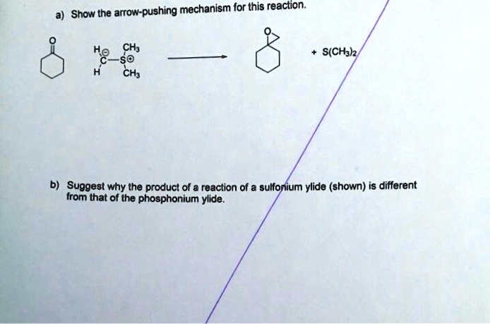 SOLVED: Show the arrow-pushing mechanism for Ihis reaction;. CHj #8 5O ...