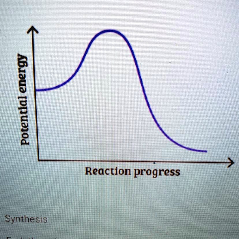 Potential energy Reaction progress Synthesis