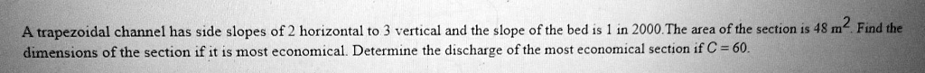 SOLVED: dimensions of the section if it is most economical. Determine ...