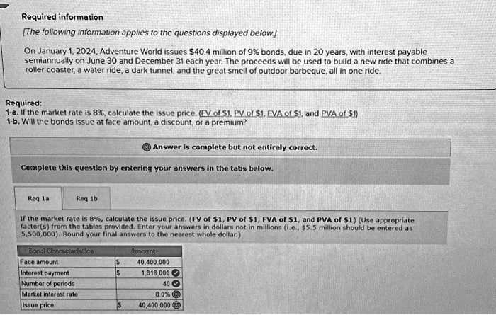 Solved Please Help With Market Interest Rate And Issue Price Will Thumbs Up Required 