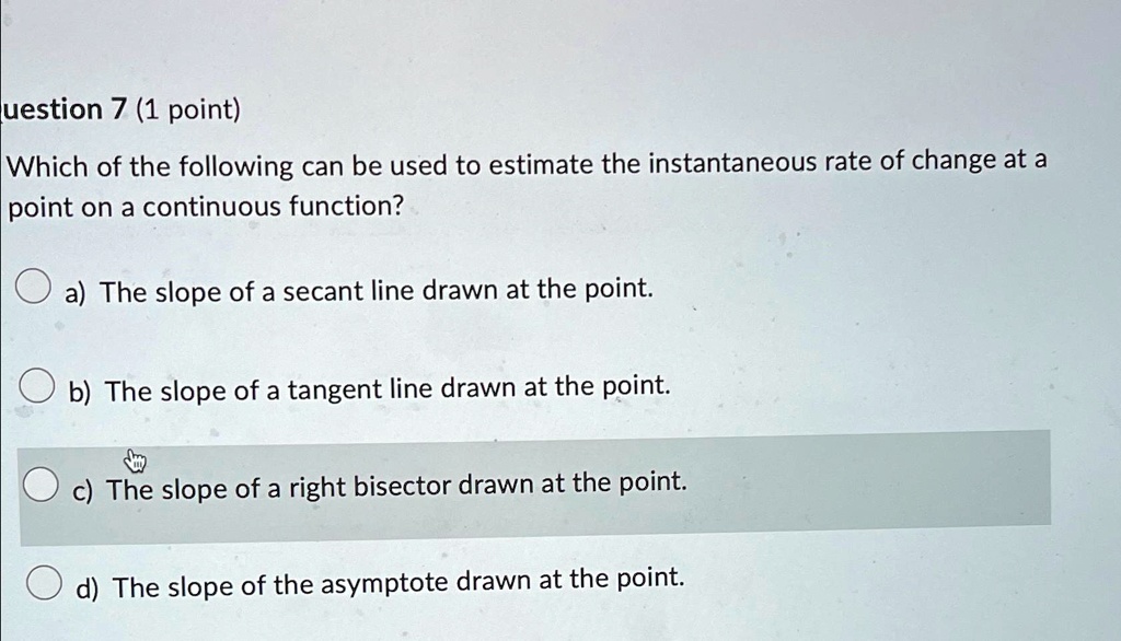 SOLVED: Question 7 (1 point) Which of the following can be used to ...