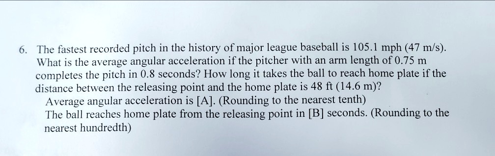 the fastest recorded pitch in the history of major league baseball is ...