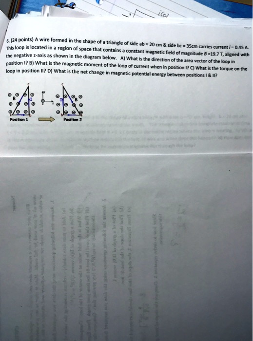 SOLVED: The negative z-axis as shown in the diagram below. What is the ...