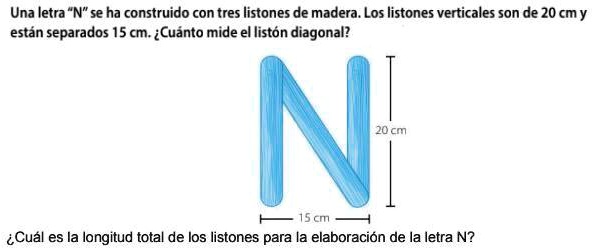 Solved Necesito Ayuda Rapido Una Letra N Se Ha Construido Con Tres