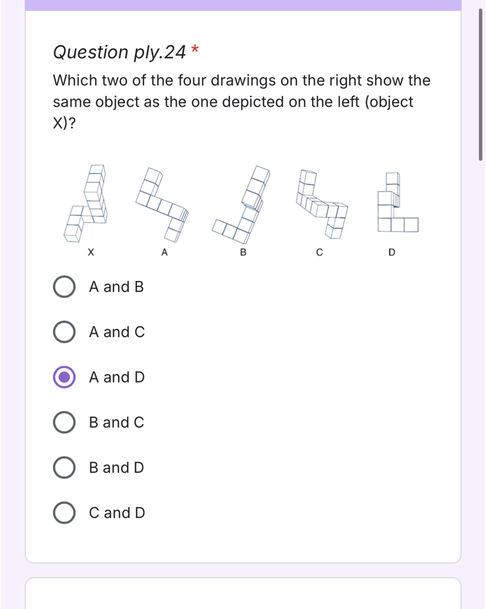 Question ply. 24 * Which two of the four drawings on the right show the ...