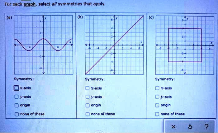 SOLVED: For each gpb, select all symmetries that apply. Symmetry ...