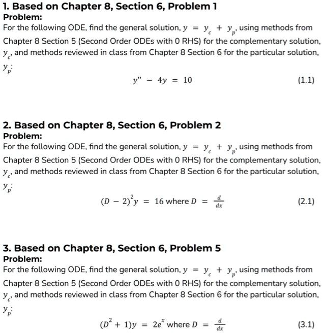 Solved 1 Based On Chapter 8 Section 6 Problem 1 Problem Using 4456