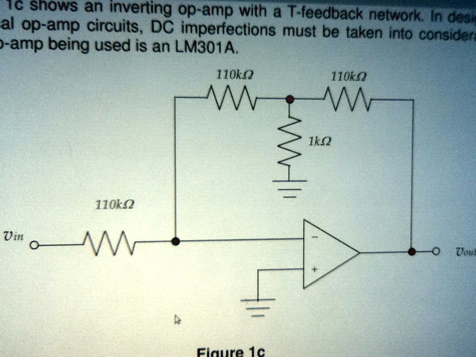 SOLVED: DC imperfections must be taken into consideration. Calculate the worst-case output ...