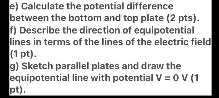 SOLVED: a) Calculate the potential difference between the bottom and ...