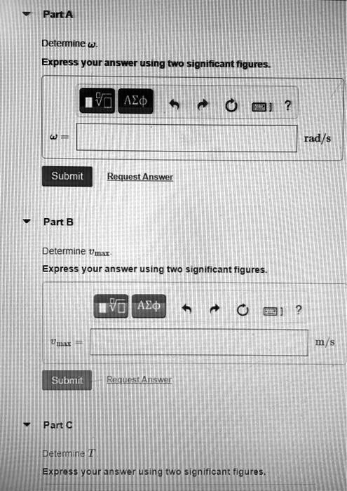 SOLVED: PanA Determine @ Express your answer using Azd rad/s Submit ... SOLVED: PanA Determine @ Express your answer using Azd rad/s Submit ...
