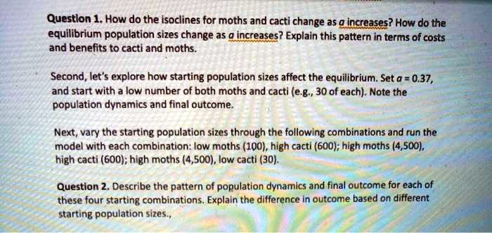 questlon 1 how do the isoclines for moths and cacti change a5 increases ...