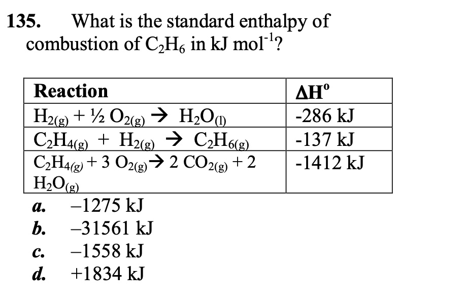 SOLVED: Please show how to get the answer. 135. What is the standard ...