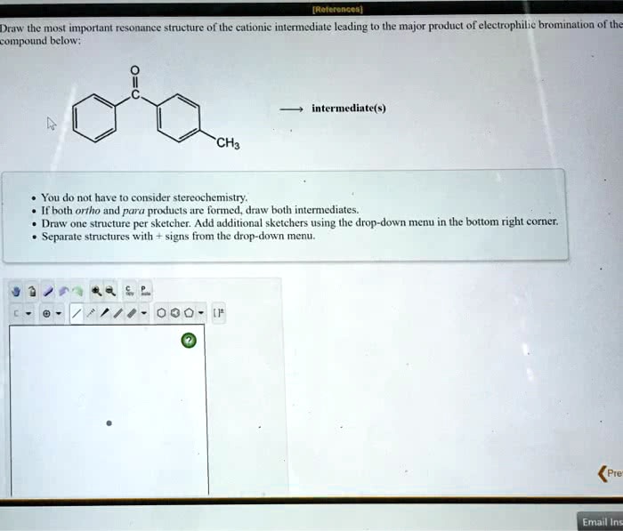 SOLVED: ' Draw the most important resonance structure of the cationic ...