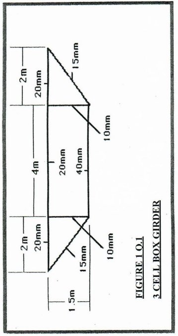 SOLVED: FIGURE 10.1 3 CELL BOX GIRDER