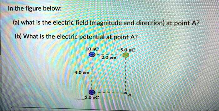 in the figure below a what is the electric field magnitude and ...