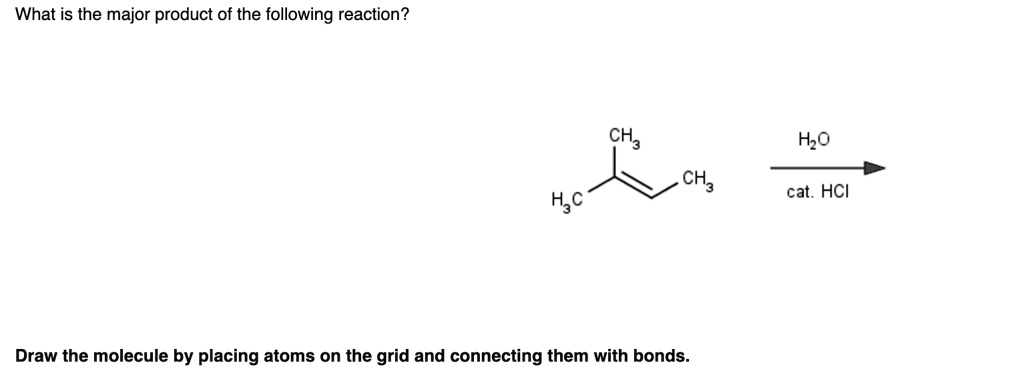 What is the major product of the following reaction? CH3 CH3 H3C Draw ...