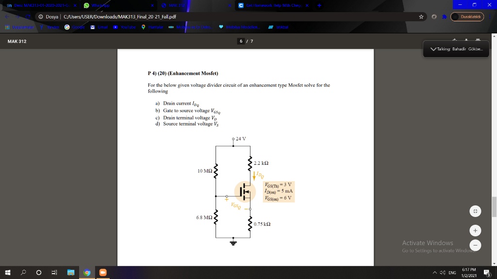 SOLVED: in Dosya C:/Users/USER/Downloads/MAK313Final2021Fall.pdf ...