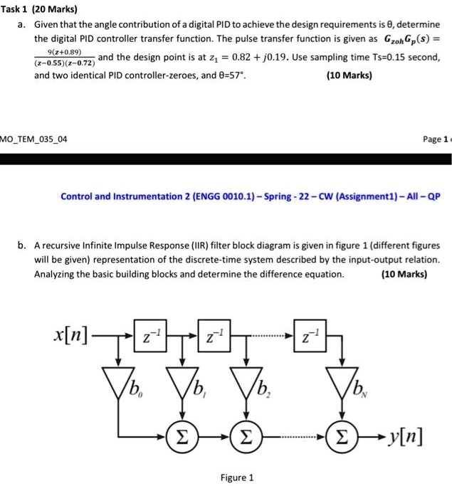 Task 1 (20 Marks) a. Given that the angle contribution of a...