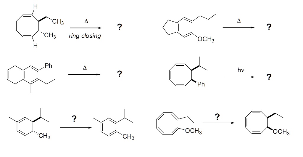 SOLVED: CH3 "'CH3 ring closing Ph hv Ph "OCH3 CH3 'OCH3 OCH3 'CH3
