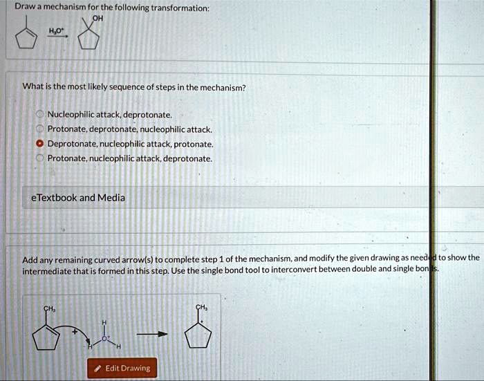 Draw a mechanism for the following transformation: HO OH What is the most likely sequence of ...
