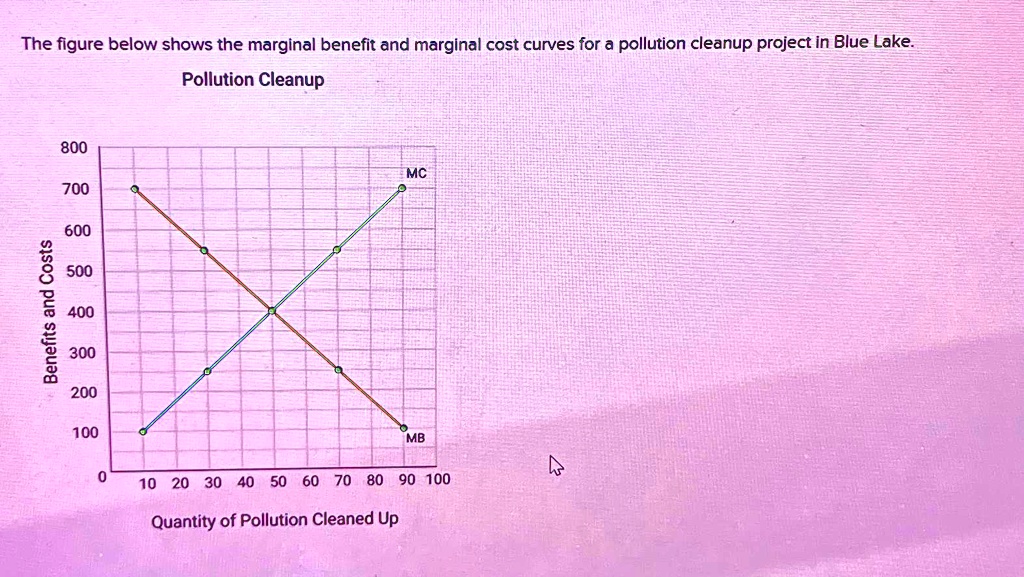 SOLVED: The figure below shows the marginal benefit and marginal cost ... SOLVED: The figure below shows the marginal benefit and marginal cost ...