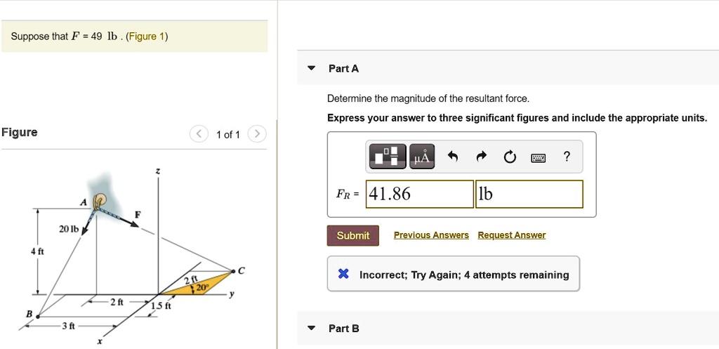 Solved Determine The Coordinate Direction Angle α Of The Resultant