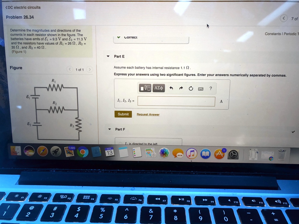 SOLVED: Assume each battery has internal resistance 1.1 ohm. DC ...